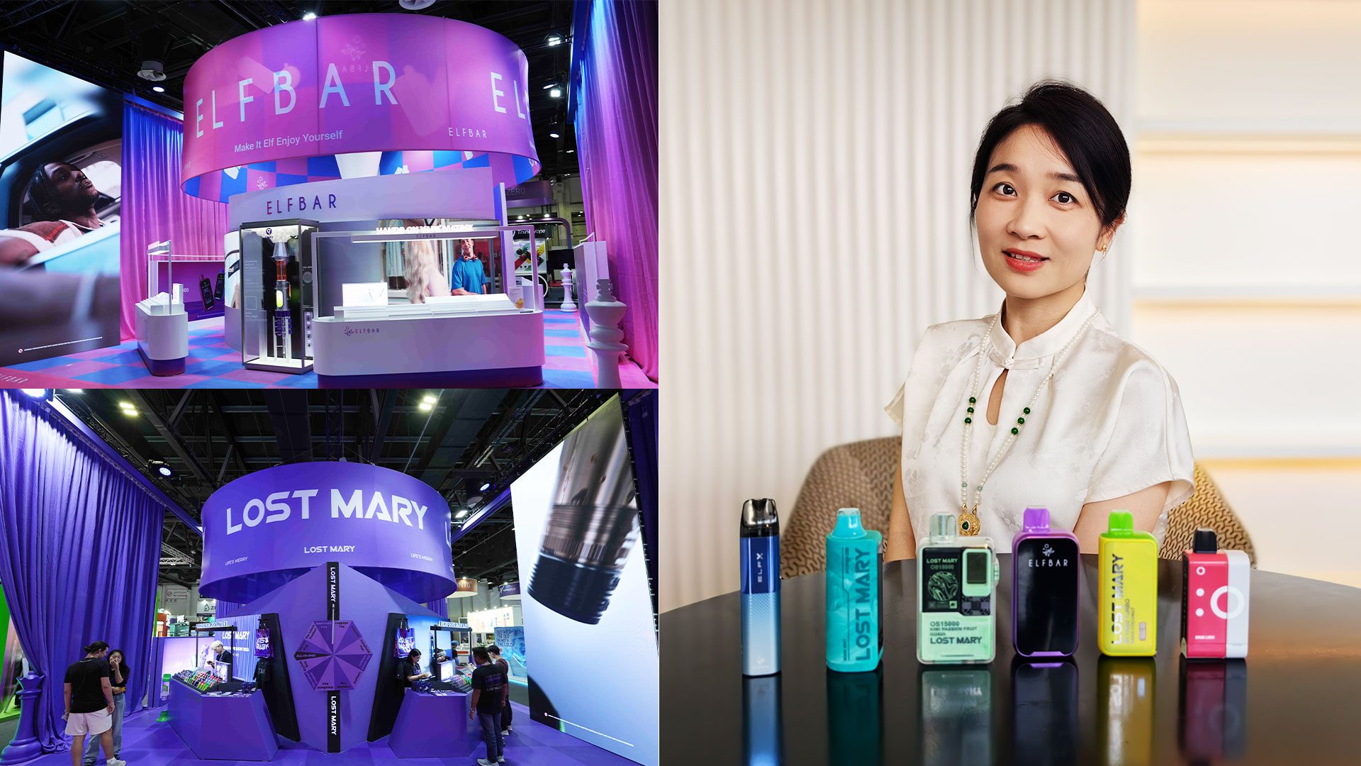 ELFBAR & LOST MARY at Dubai World Vape Show 2024