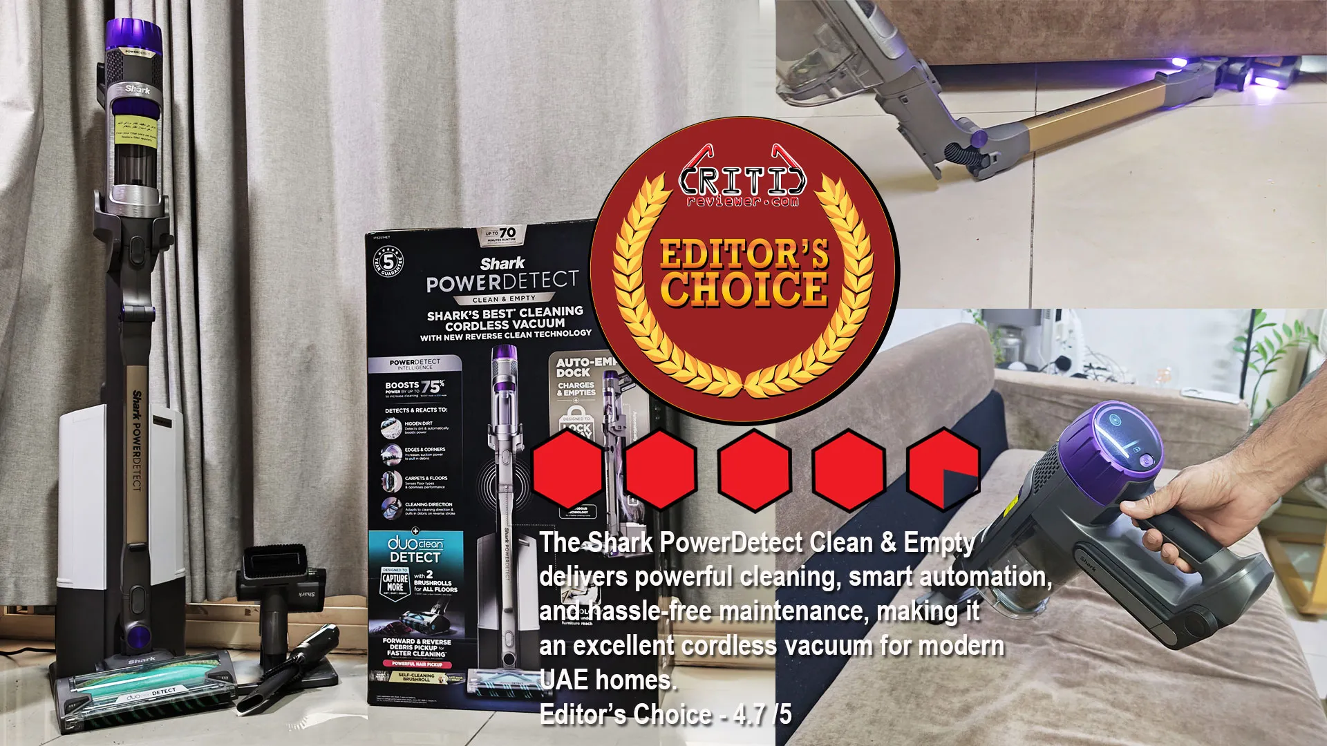 Shark PowerDetect Clean & Empty Review Features Explained ...